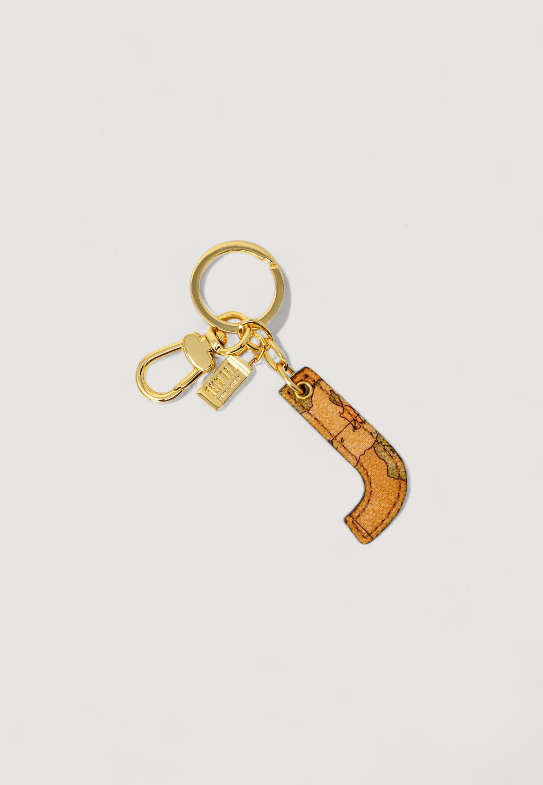 Portachiave Alviero Martini Prima Classe LETTERA J Beige – Goccia.Shop