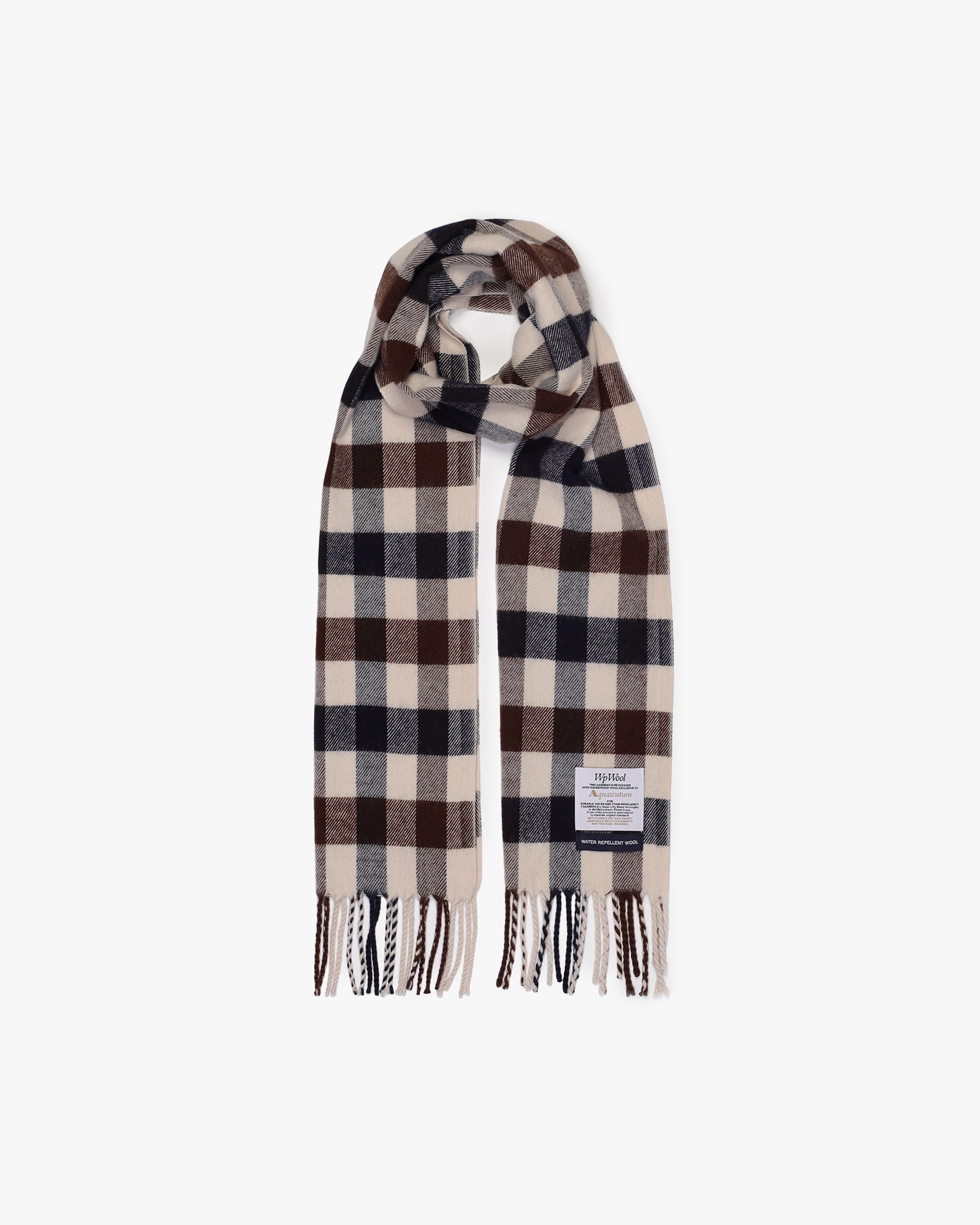Sciarpa Aquascutum Active WOOL ICONIC SCARF Macro Club Check – Goccia.Shop