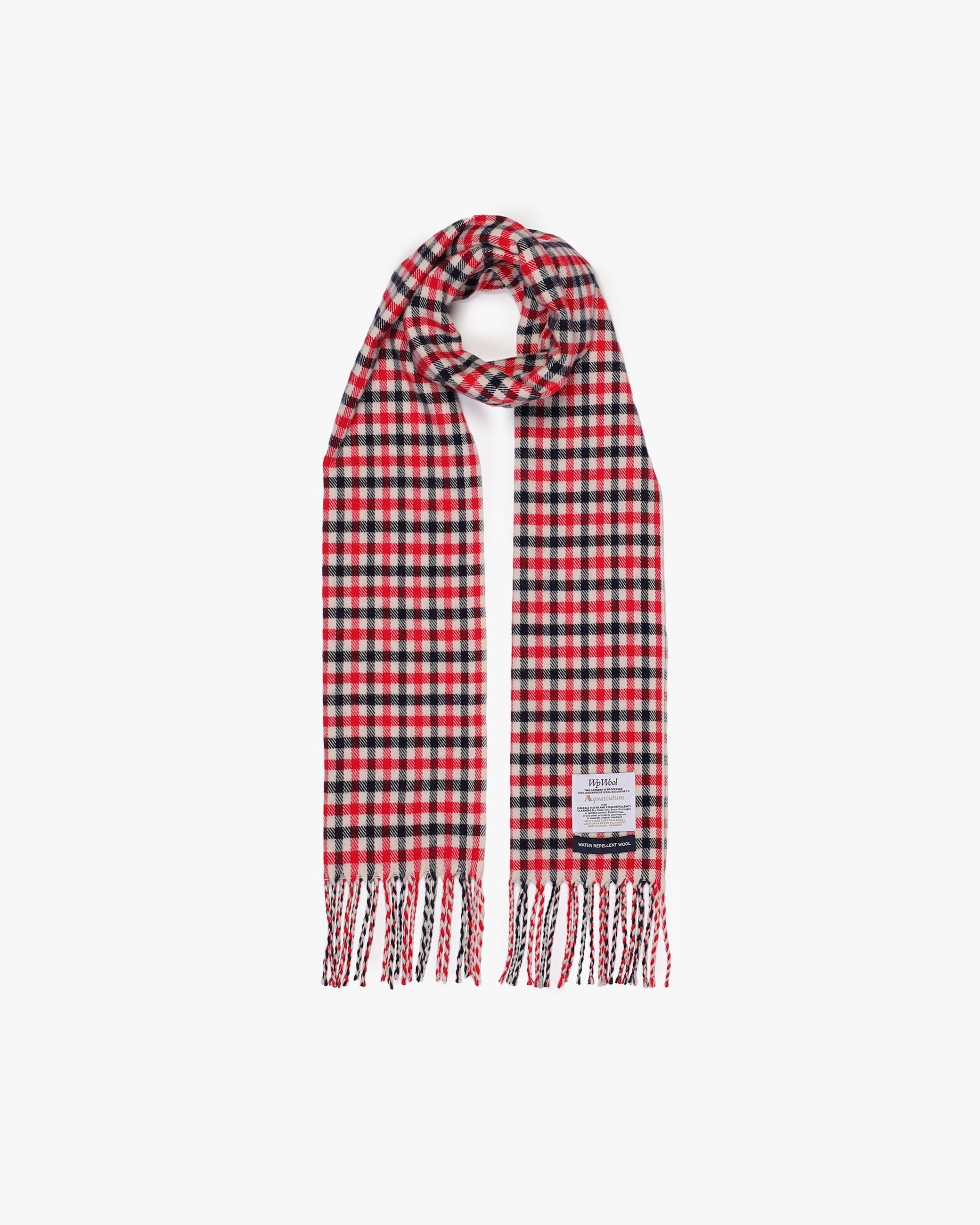 Sciarpa Aquascutum Active WOOL ICONIC SCARF Rosso – Goccia.Shop