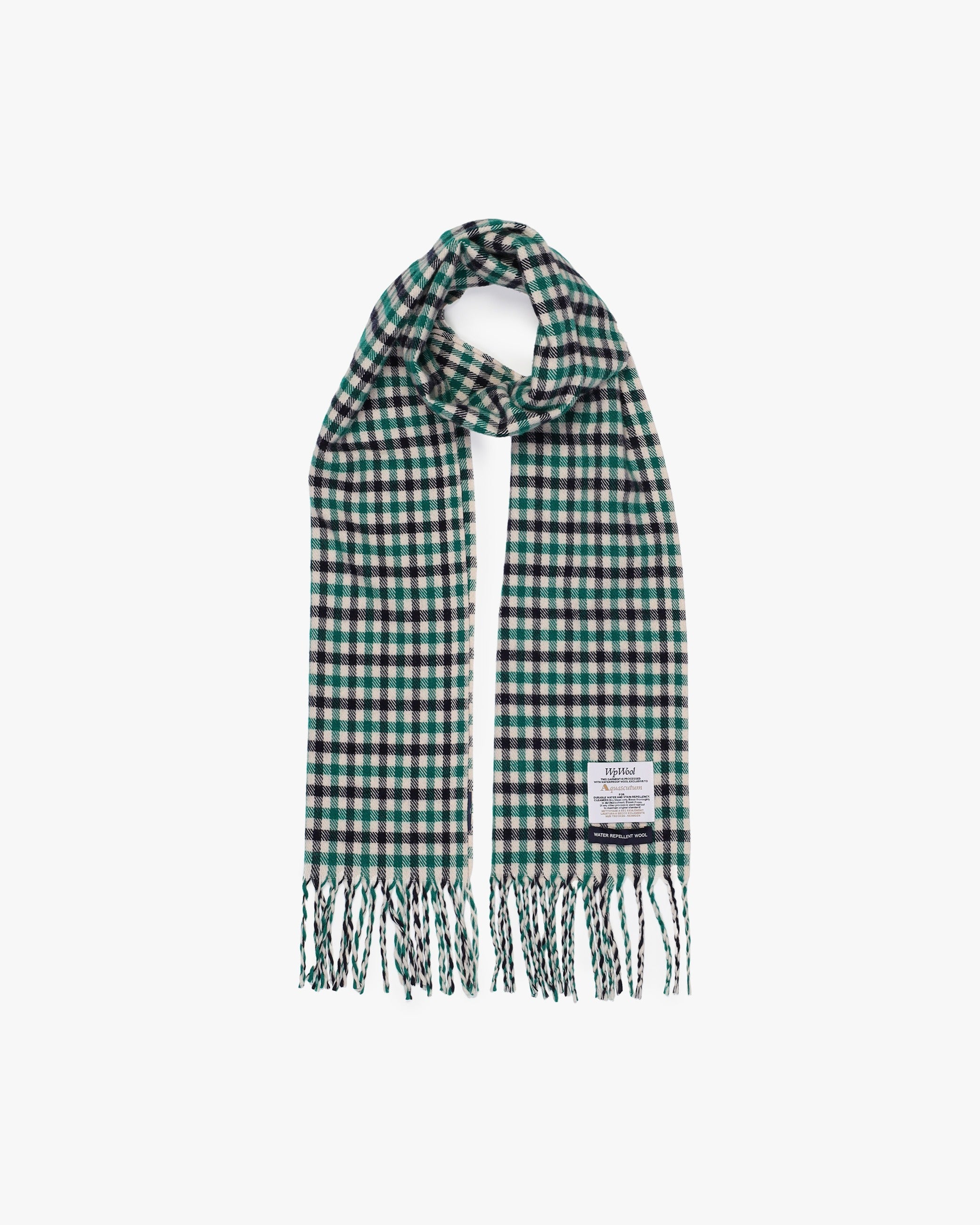 Sciarpa Aquascutum Active WOOL ICONIC SCARF Verde – Goccia.Shop